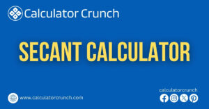 Secant Calculator | Calculator Crunch